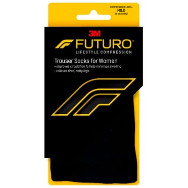 FUTURO Women's Compression Knee Highs, Large, Moderate Compression ...