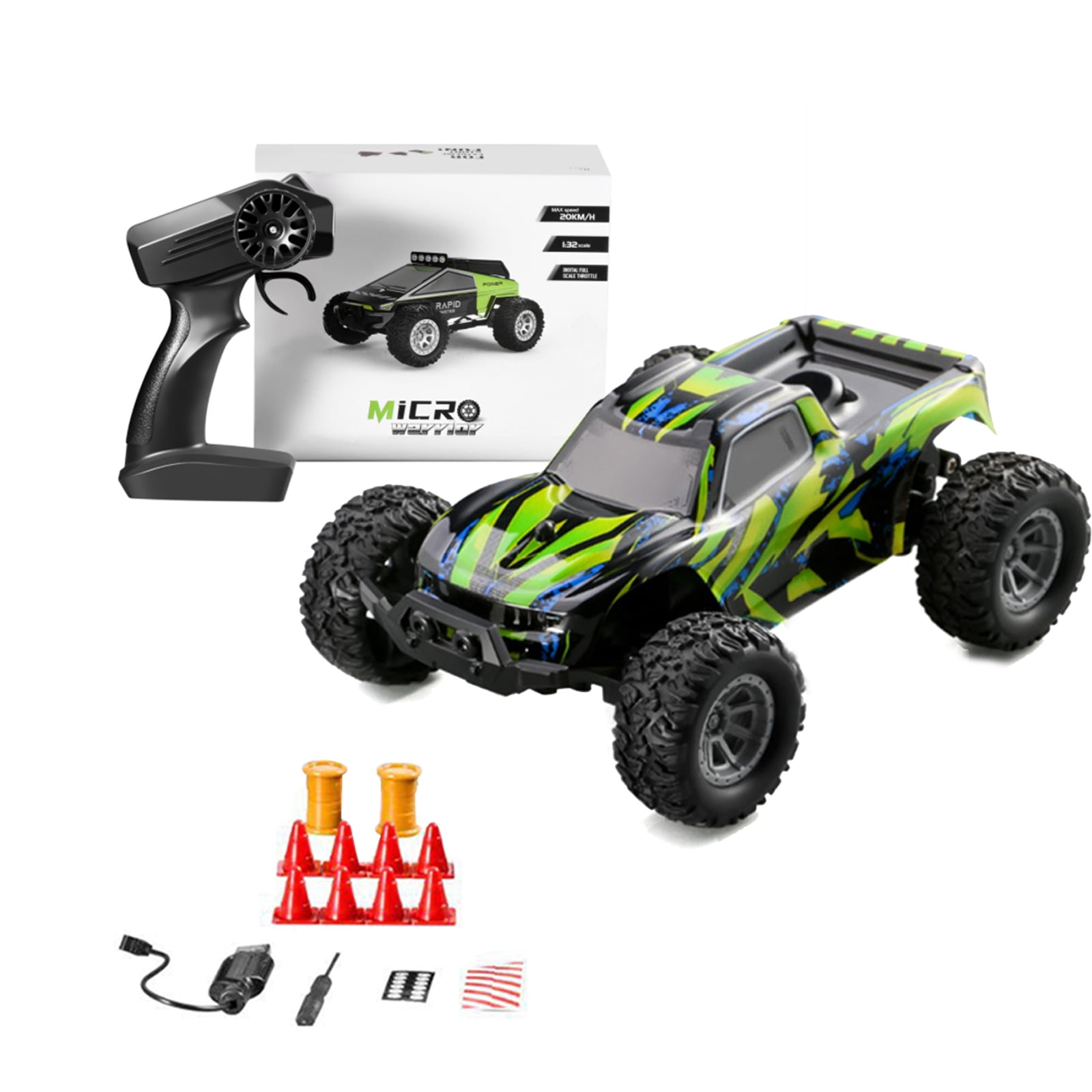 FUUY 1:32 Mini High Speed RC Car Remote Control Car 20 km/h 4WD High ...