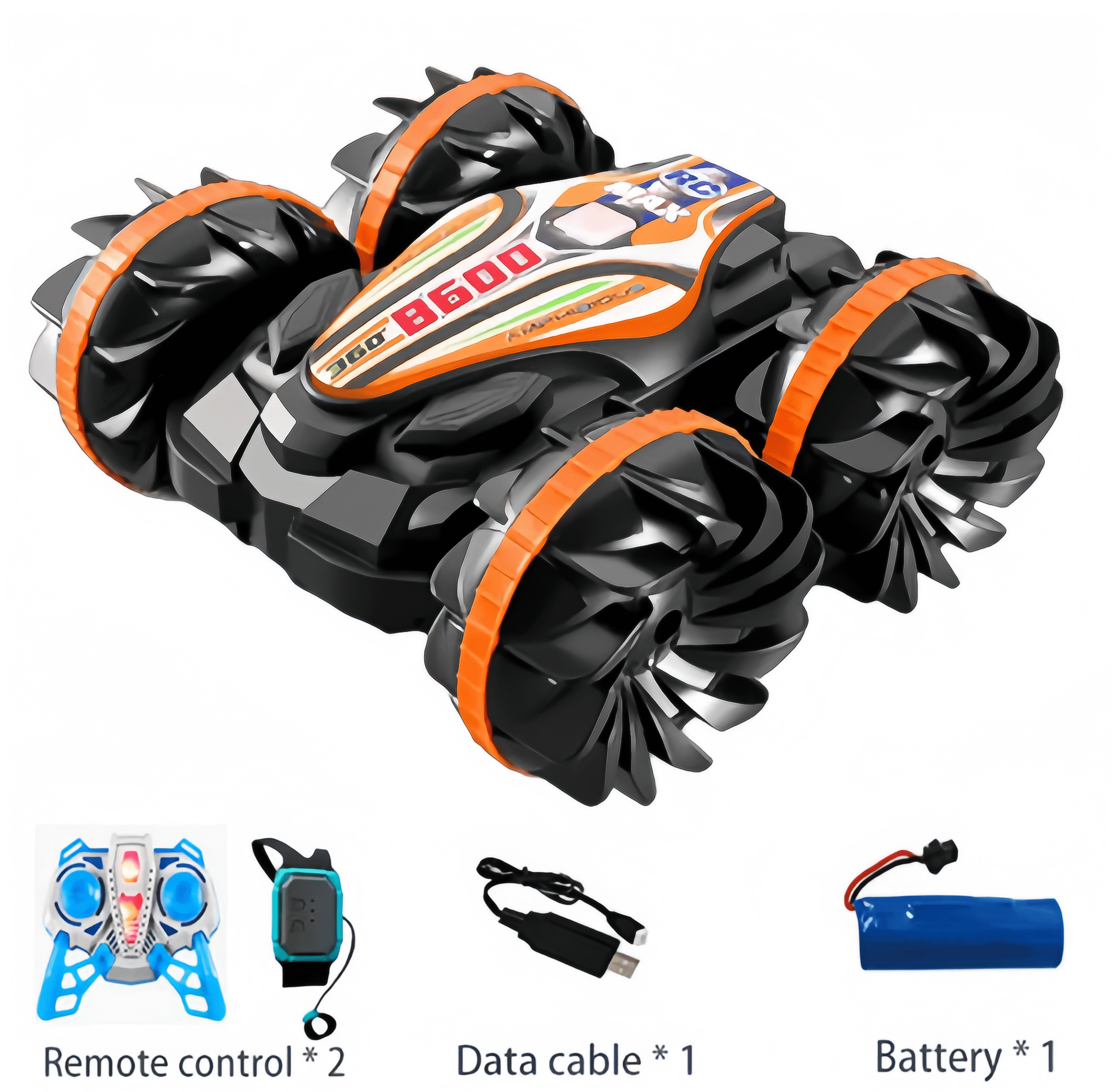 FUUY Amphibious RC Car for Kids Pool Toys for Boys 4-6, 2.4 GHz Remote ...