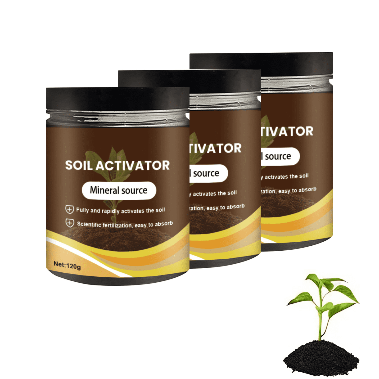 FUXQXII Premium Dirt Revitalizer + Bone Meal - Organic Soil Activator ...