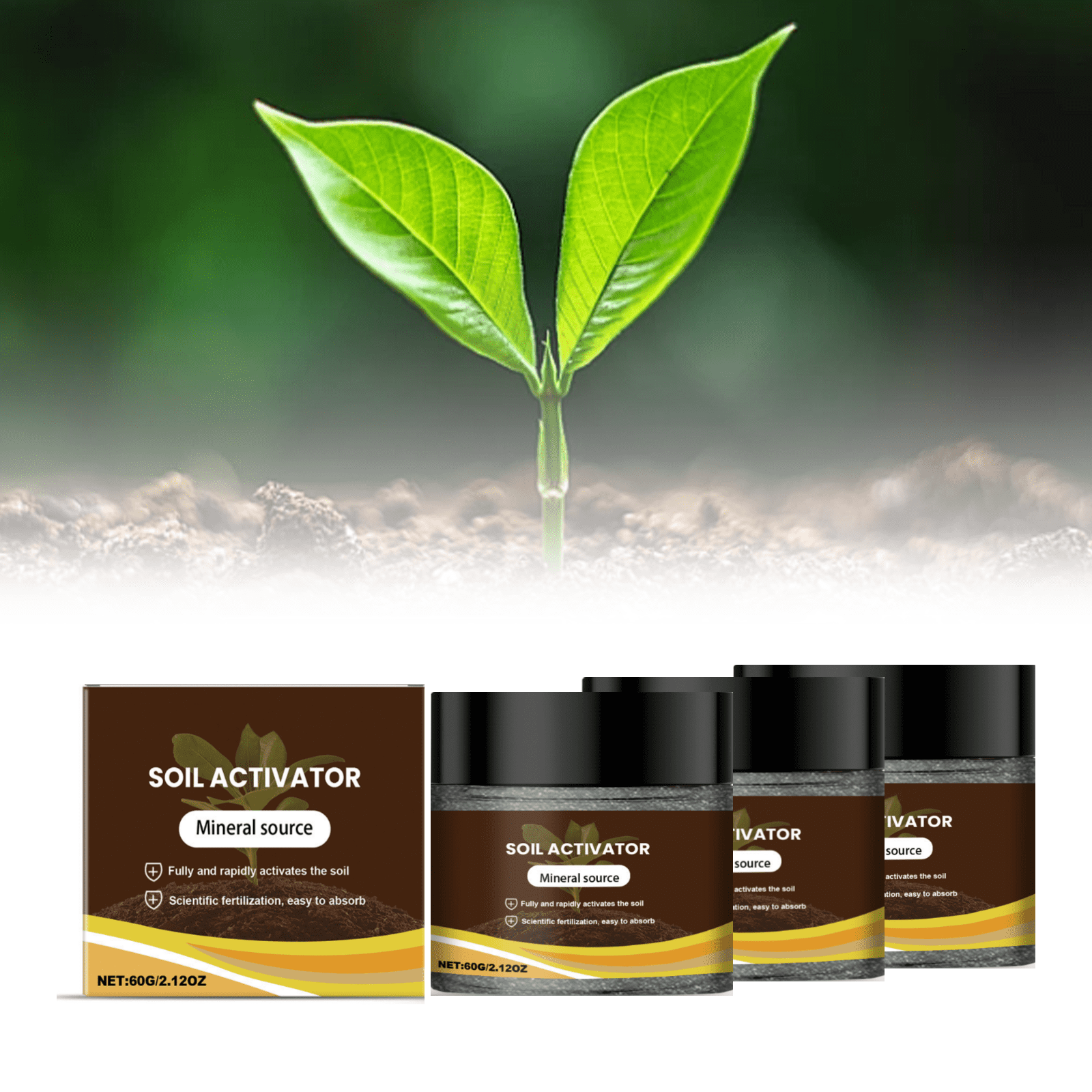 FUXQXII 2025 Soil Activated Treasure: Organic Plant Fertilizer & Soil ...