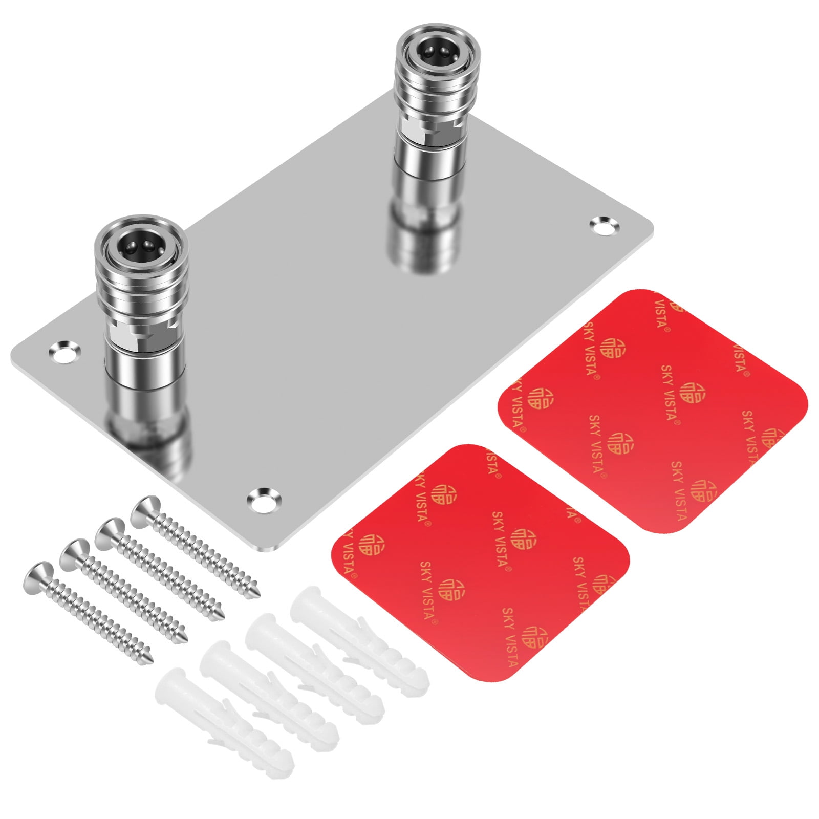 FUYGRCJ 1/2Pcs Pressure Washer Wall Bracket Stainless Steel Automatic ...