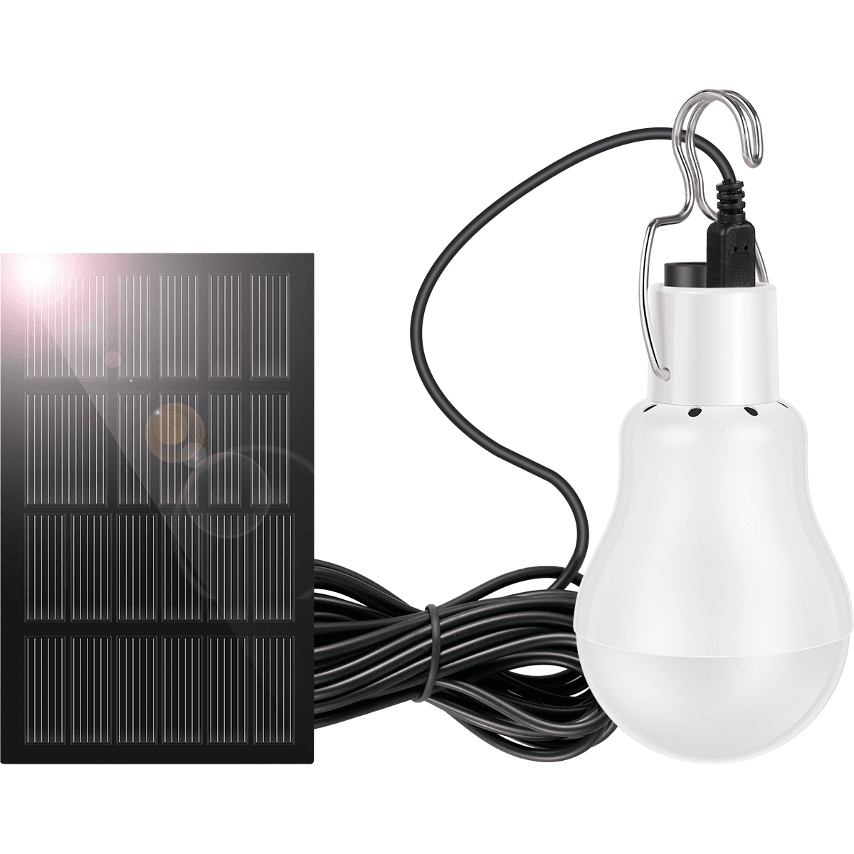 FUYGRCJ 1/2Pcs Solar Powered LED Shed Light Bulb Solar Light Bulb ...