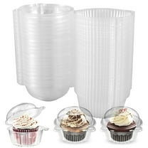 Cake slice container with lids, Single Clear Cupcake Boxes Cupcake ...