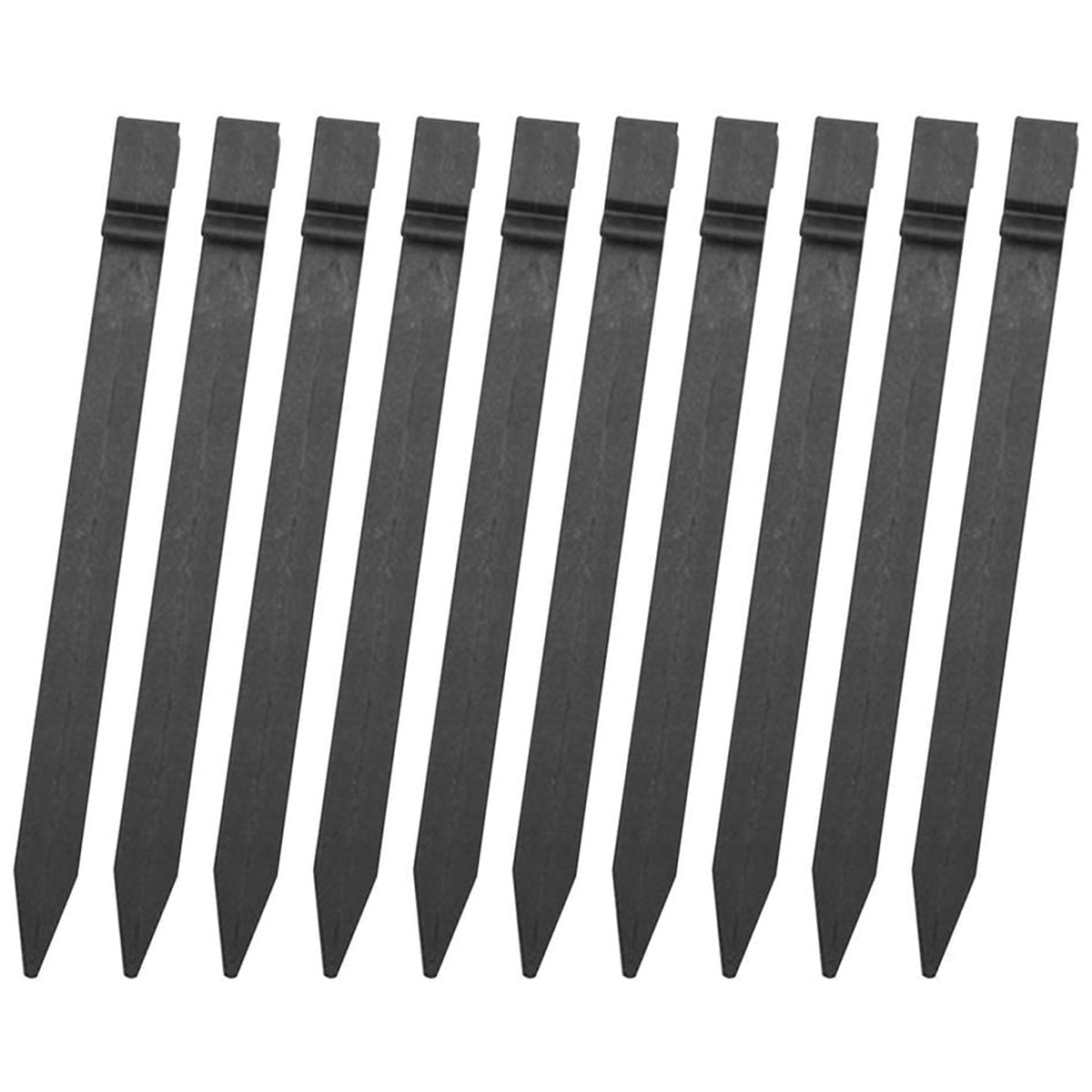 FUYGRCJ 10PCS Garden Landscape Edging Stake, Durable 10 Inch Plastic ...