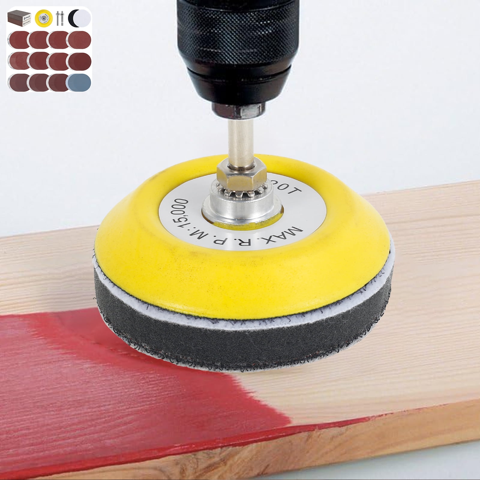 FUYGRCJ 120PCS Assorted Sanding Discs for Most Electric and Pneumatic ...