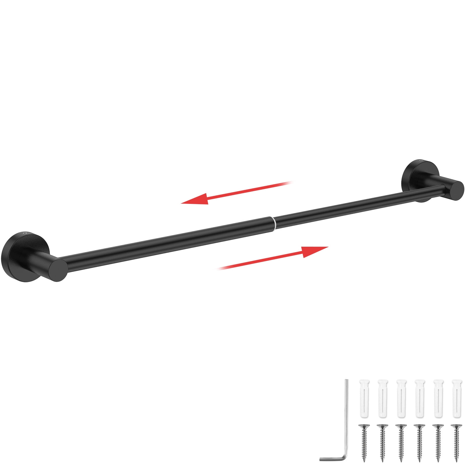 FUYGRCJ 13.8inch-24.8.6inch Towel Hanger Bar, Adjustable 304 Stainless ...