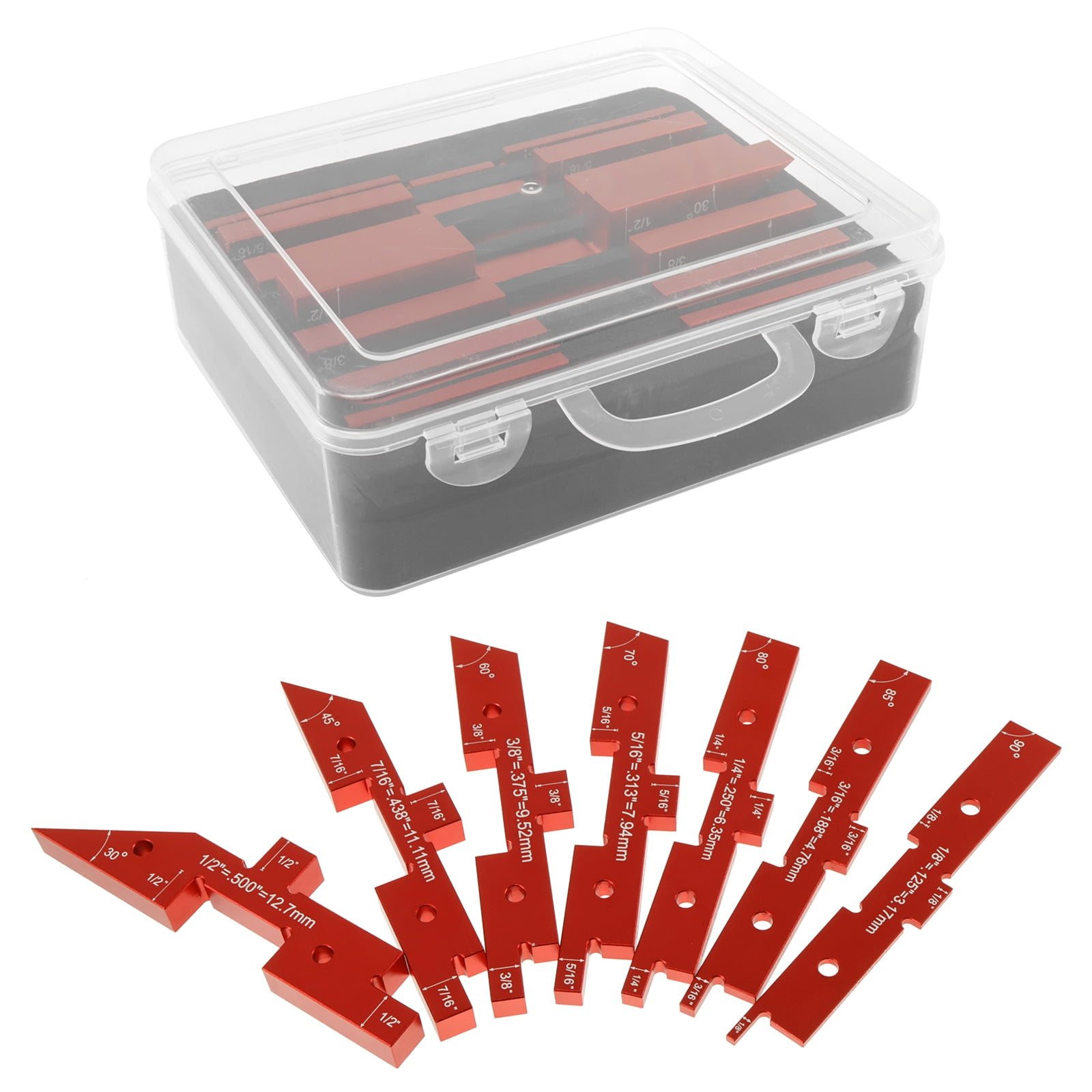 FUYGRCJ 14Pcs Router Table Setup Blocks Aluminum Alloy Setup Blocks ...