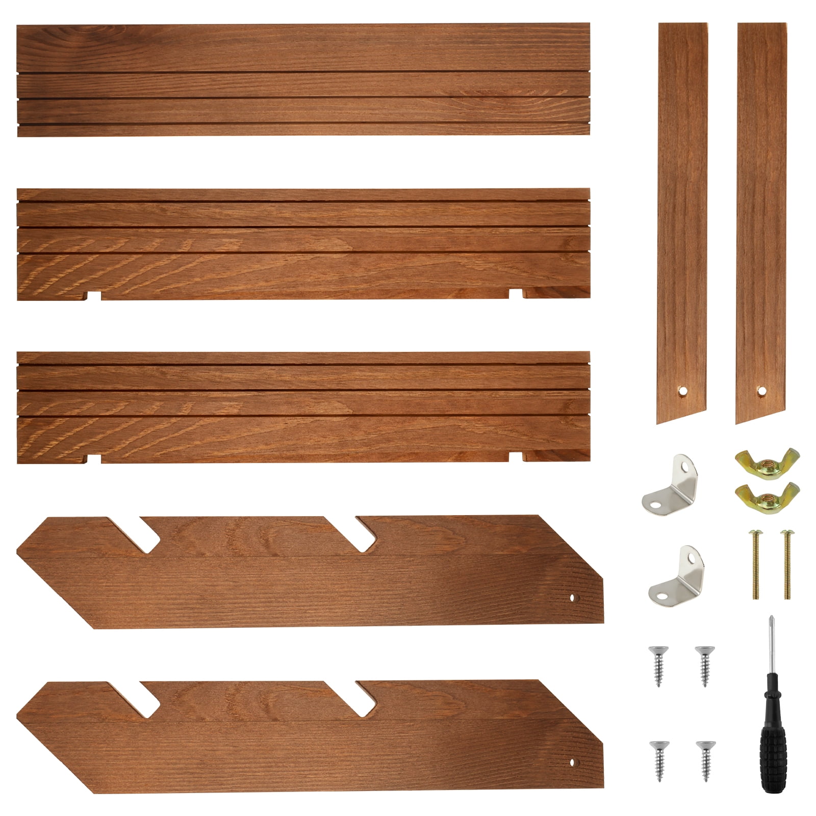 FUYGRCJ 2 PCS Wood Display Riser 3 Layer Wood Display Stand Space ...