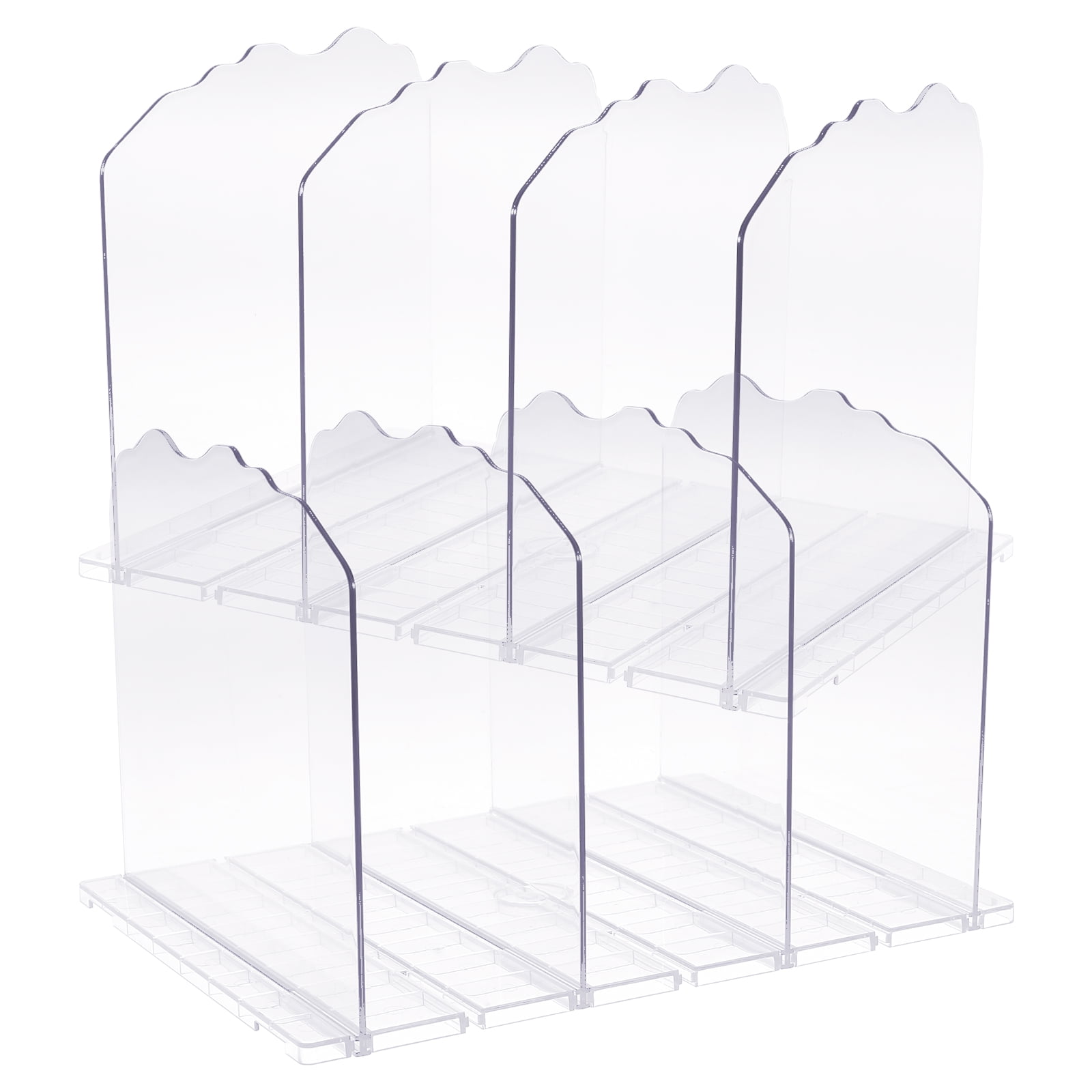 FUYGRCJ 2Pcs Purse Organizer Clear Acrylic Shelf Divider Adjustable ...