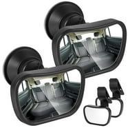 Goodyear 17" Universal Wide Angle Extended Rear View Mirror, Eliminates ...