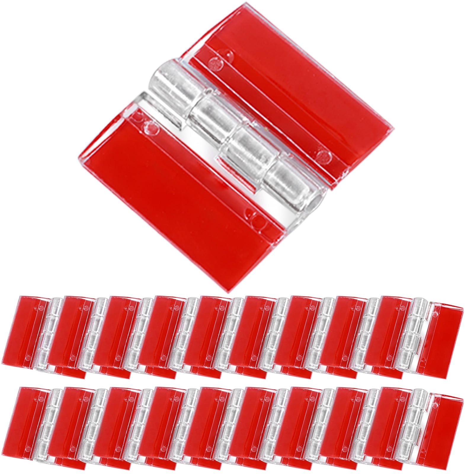 FUYGRCJ 35x30mm Acrylic Hinge, Foldable Small Transparent Hinge, Self ...