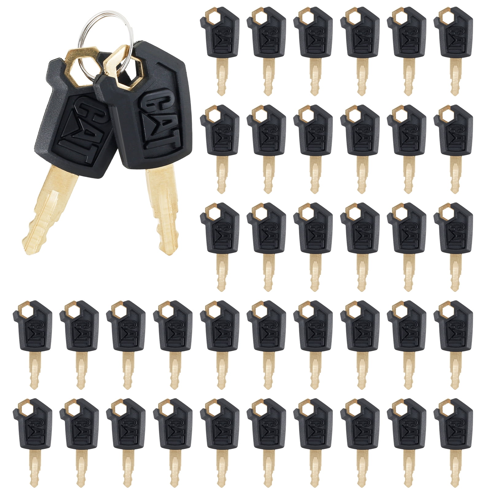 FUYGRCJ 40Pcs Ignition Keys 5P8500 Cat Keys Set Portable Cat Equipment ...