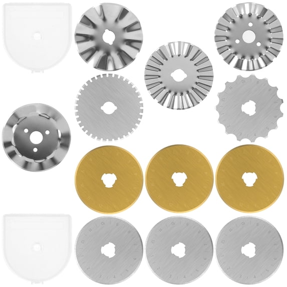 FUYGRCJ 45mm Rotary Cutter Blades, 12PCS Replacement Rotary Blades ...