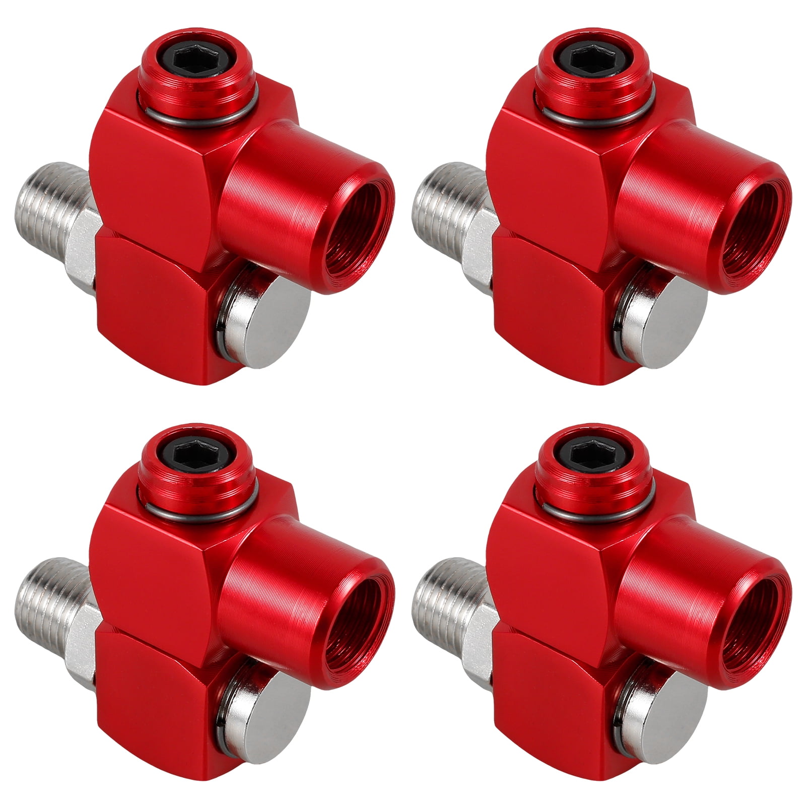 FUYGRCJ 4Pcs Air Hose Connector 360° Rotatable Air Hose Fitting ...