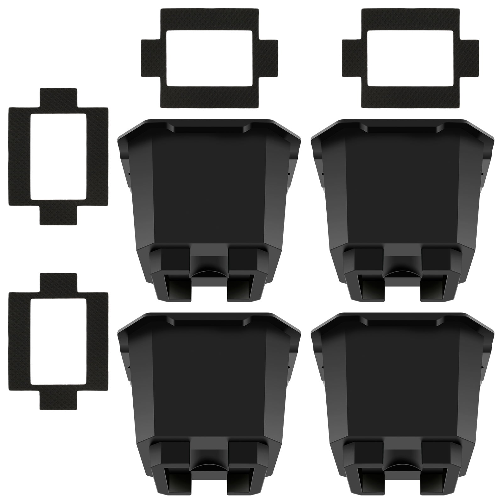 FUYGRCJ 4Pcs Bed Riser Set 4 Inch Heavy Duty Furniture Lift Riser Bed ...