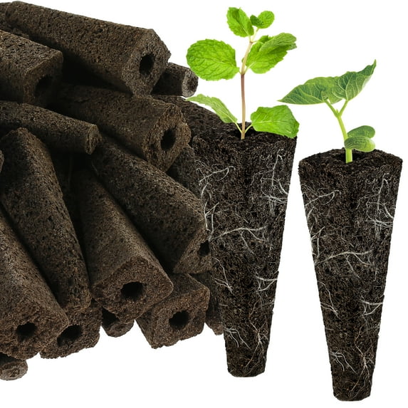 FUYGRCJ 50PCS Hydroponic Grow Sponges, Seed Starter Pods, Compatible ...