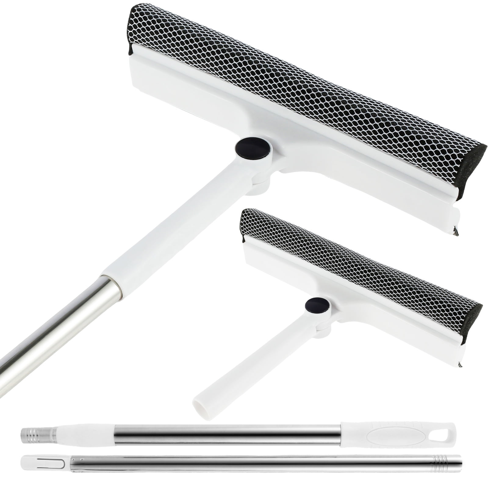 FUYGRCJ 53 inch Window Squeegee Cleaner, 2 in 1 Squeegee and Scrubber ...