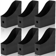 SAYEEC Collapsible Plastic Magazine File Holder Vertical Binder Storage ...