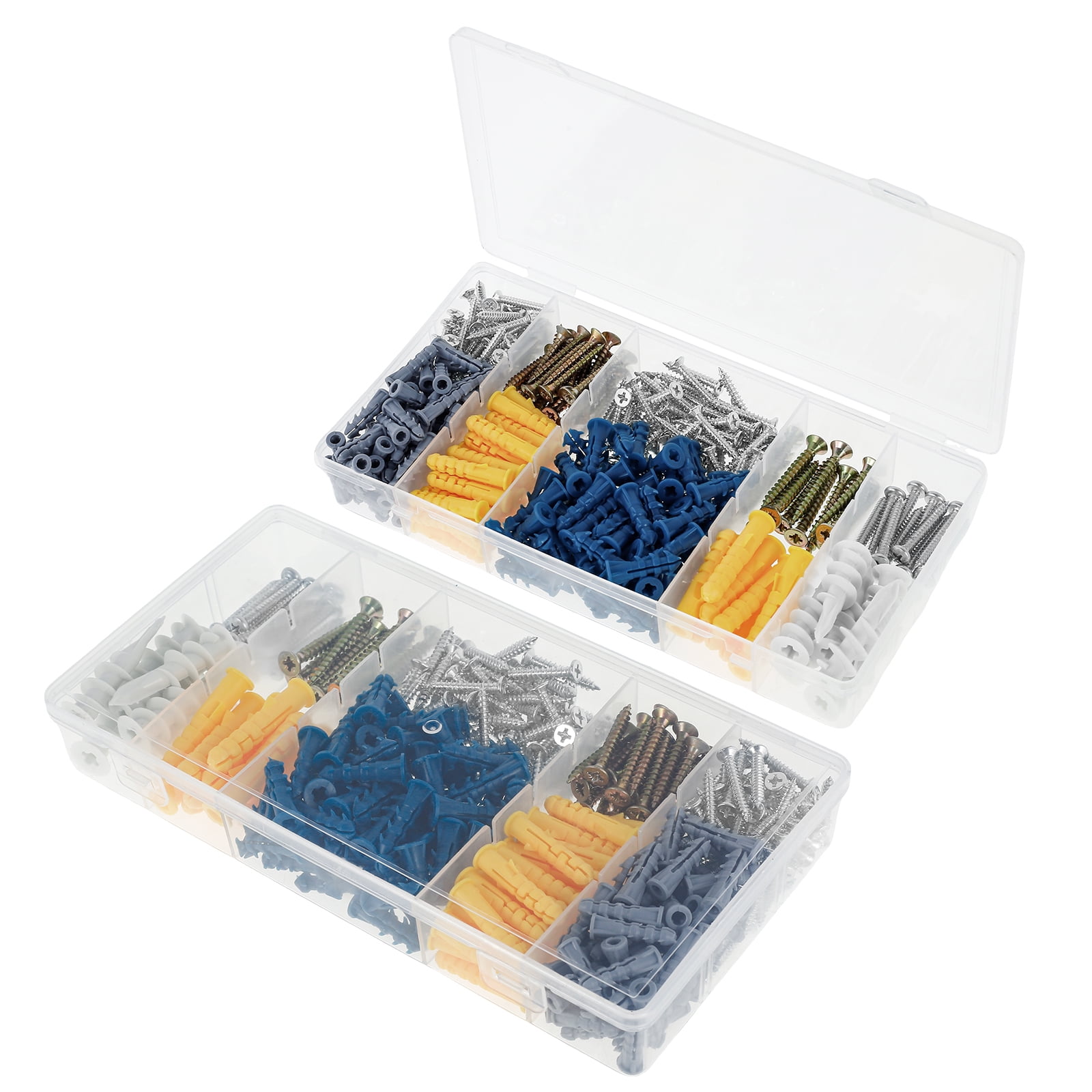 FUYGRCJ 700PCS Drywall Anchors and Screws Assortment Kit 5 Different ...
