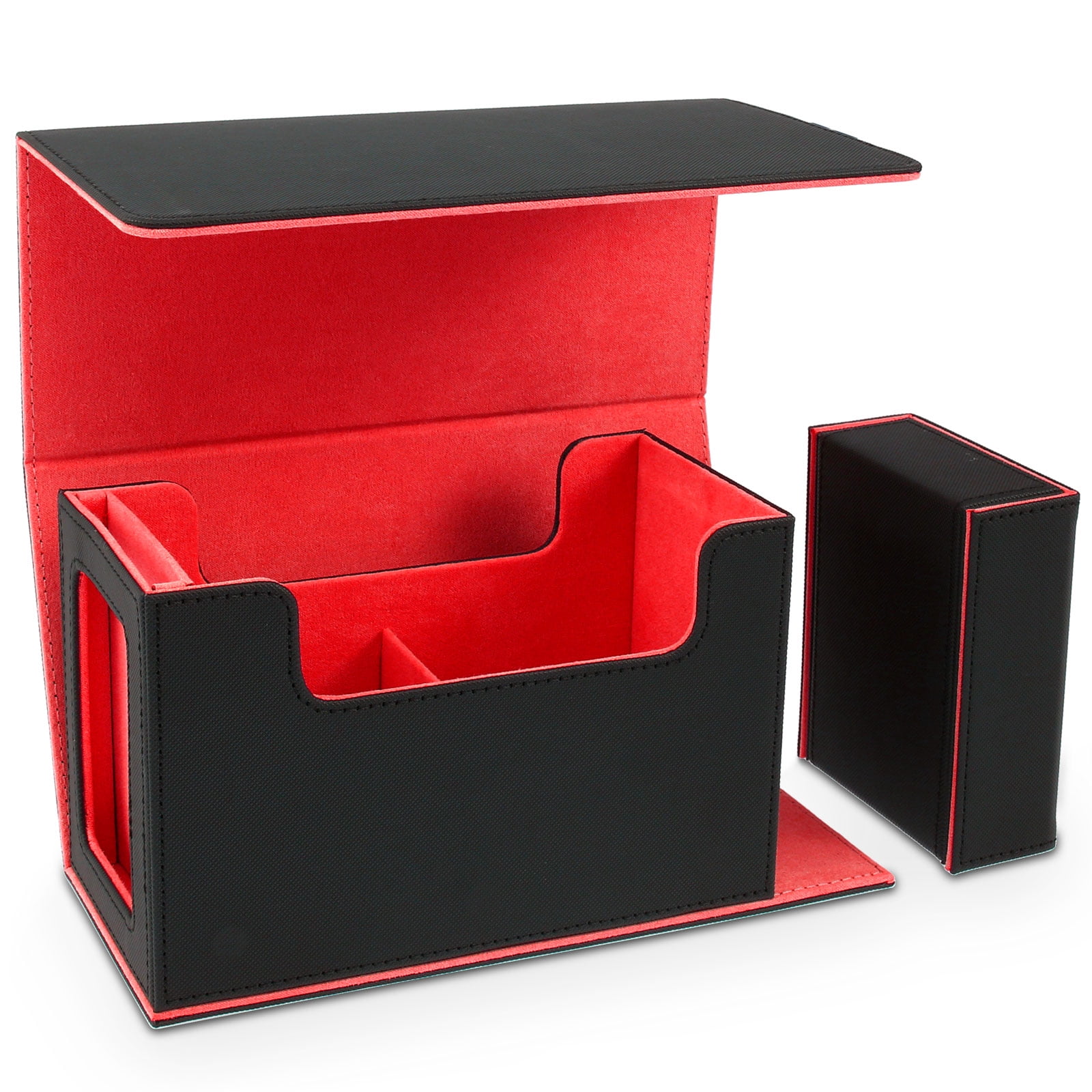 FUYGRCJ Card Deck Box Magnetic Deck Card Box with Display Window and ...