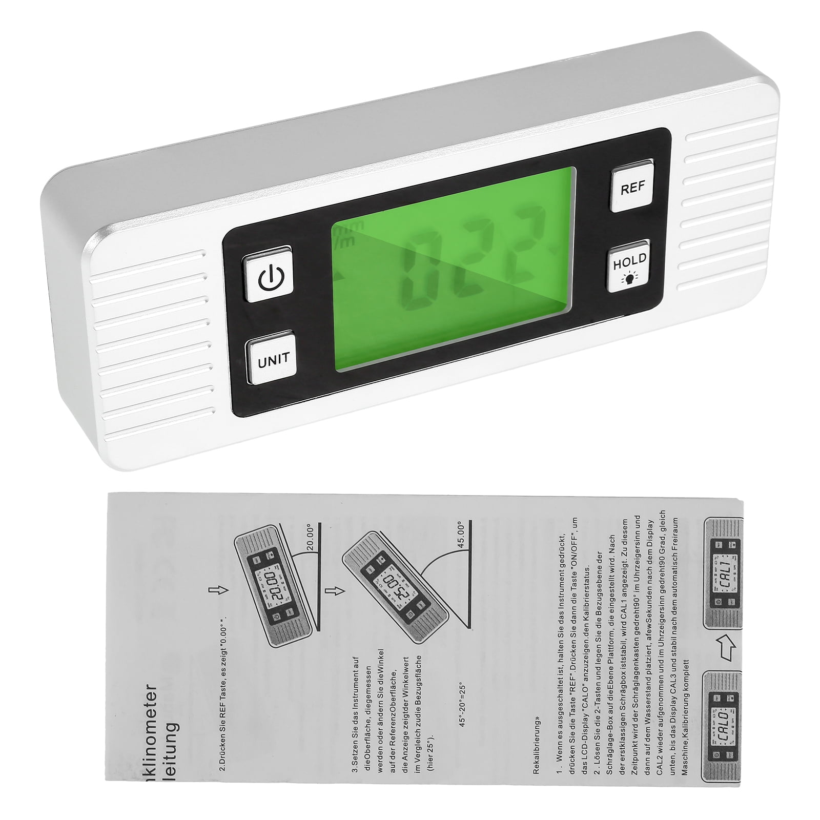 FUYGRCJ Digital Angle Finder with Backlit LCD Display High Accuracy ...