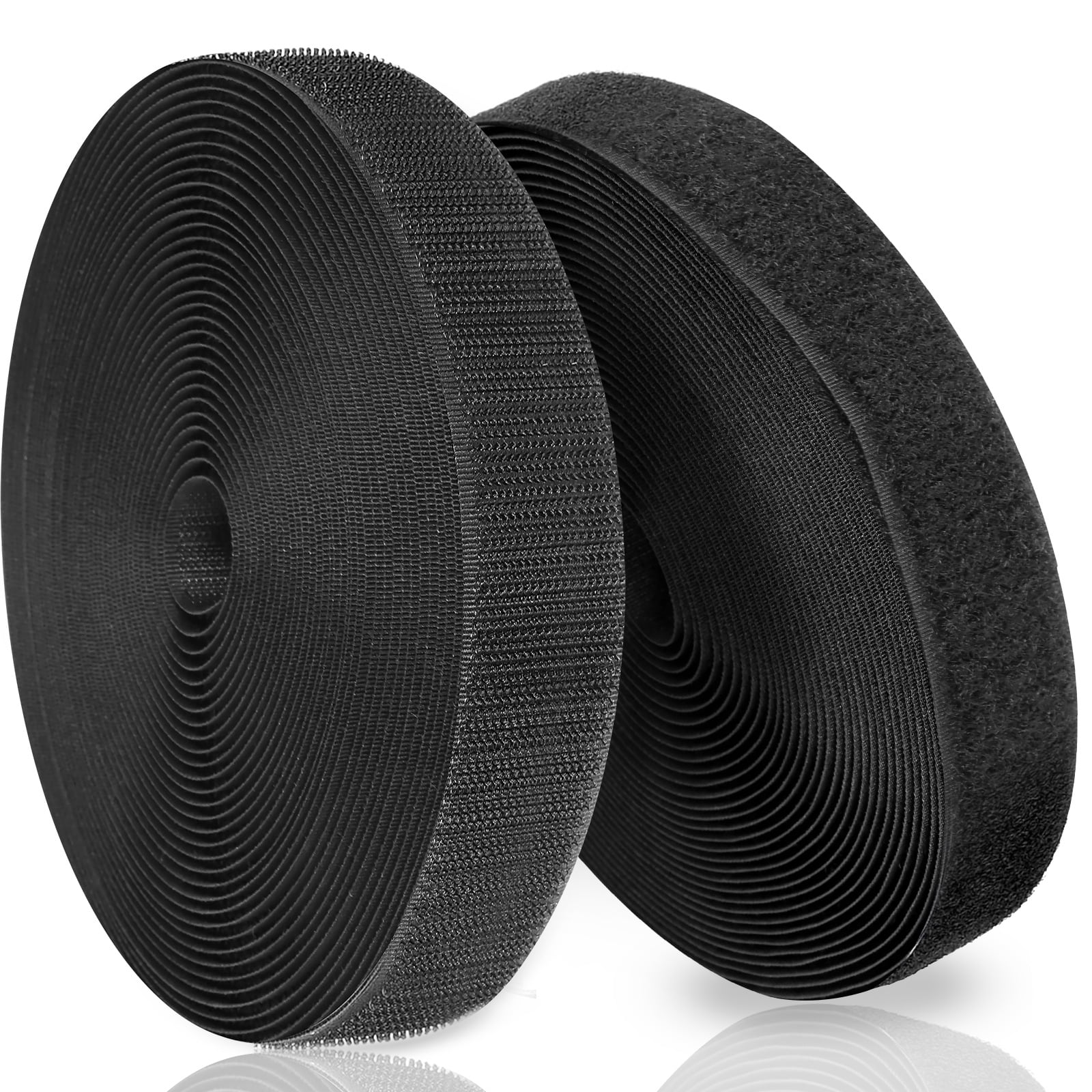 FUYGRCJ Fastener Roll Strip 1inch×32.8FT Nylon Hook and Loop Tape Self ...
