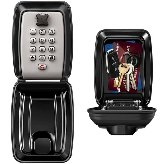 100-Key in-Wall Key Lock Box with Flange \u2013 Steel Key Cabinet with ...