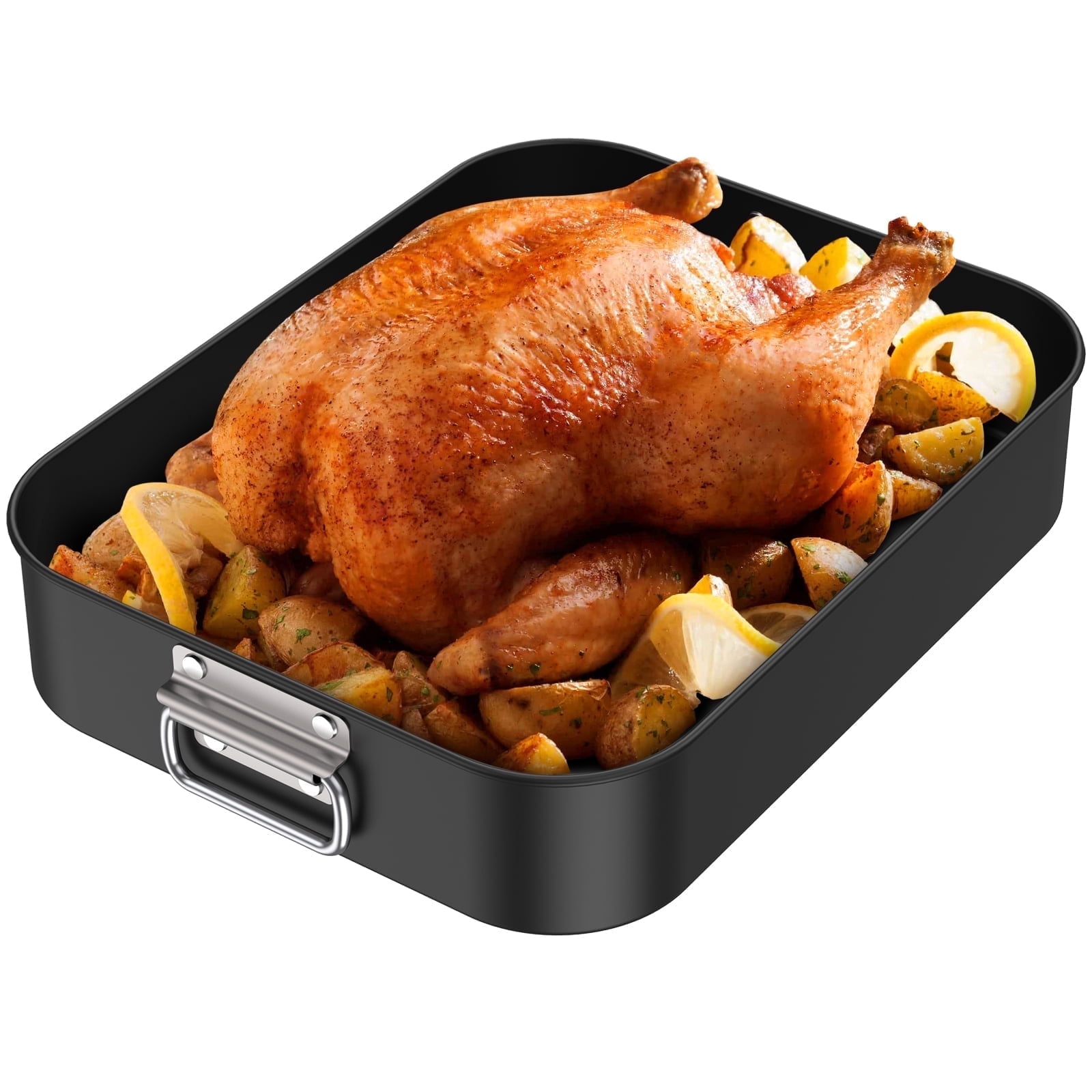 "FUYGRCJ Large Nonstick Lasagna Pan with Stainless Steel Handles, 16x11 ...