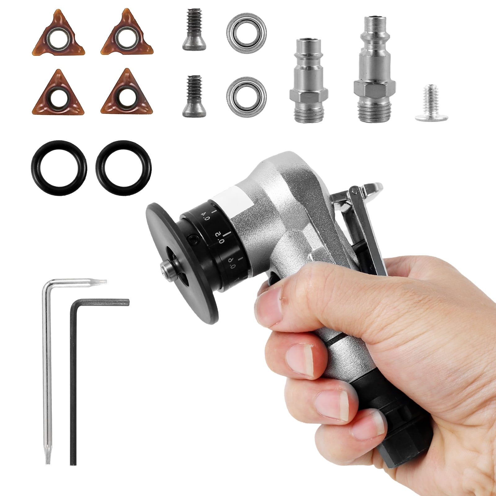 FUYGRCJ Mini Pneumatic Chamfering Machine 30000 RPM Portable Air ...