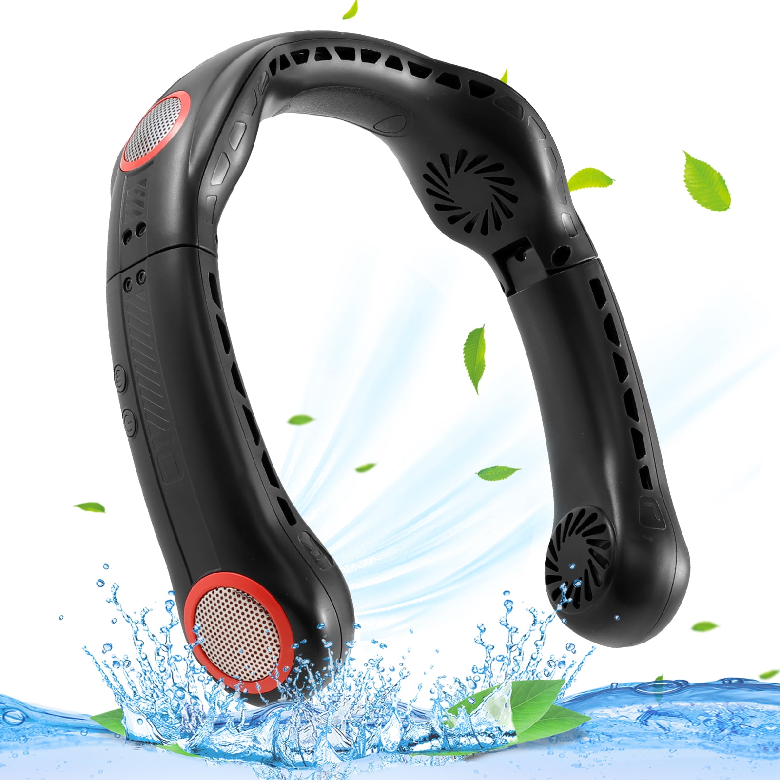 FUYGRCJ Portable Neck Fan 5000mAh Neck Cooling Fan 360° Cooling ...