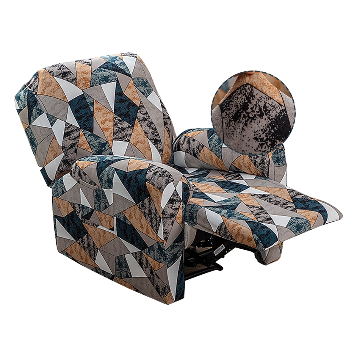 FUYGRCJ Recliner Slipcover Stretch Soft Non-slip Reclining Chair Cover ...