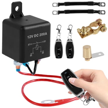 Remote Battery Disconnect Switch 12v, 240A, Upgrade Smart Voltage Kill ...