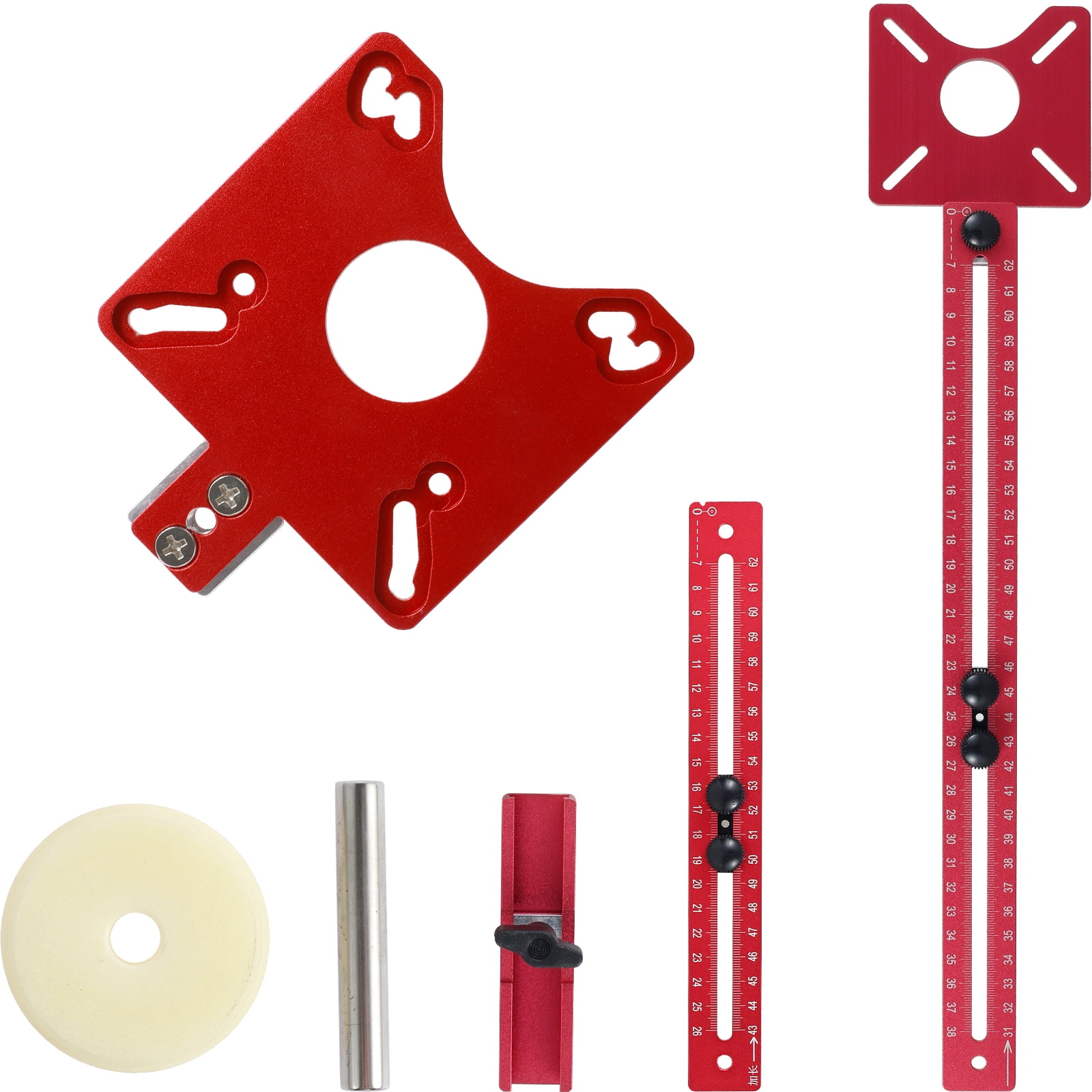 FUYGRCJ Router Milling Groove Bracket Aluminum Alloy Router Circle ...