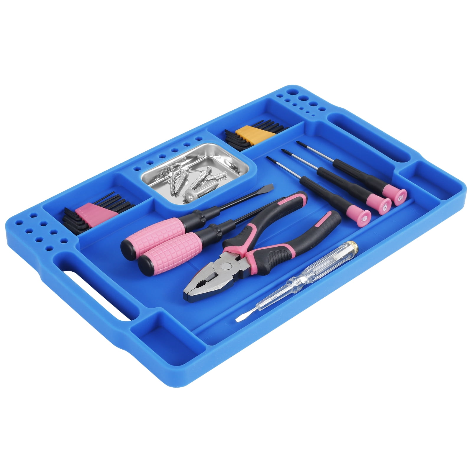 FUYGRCJ Silicone Tool Tray, Flexible Automotive Silicone Tool Holder ...