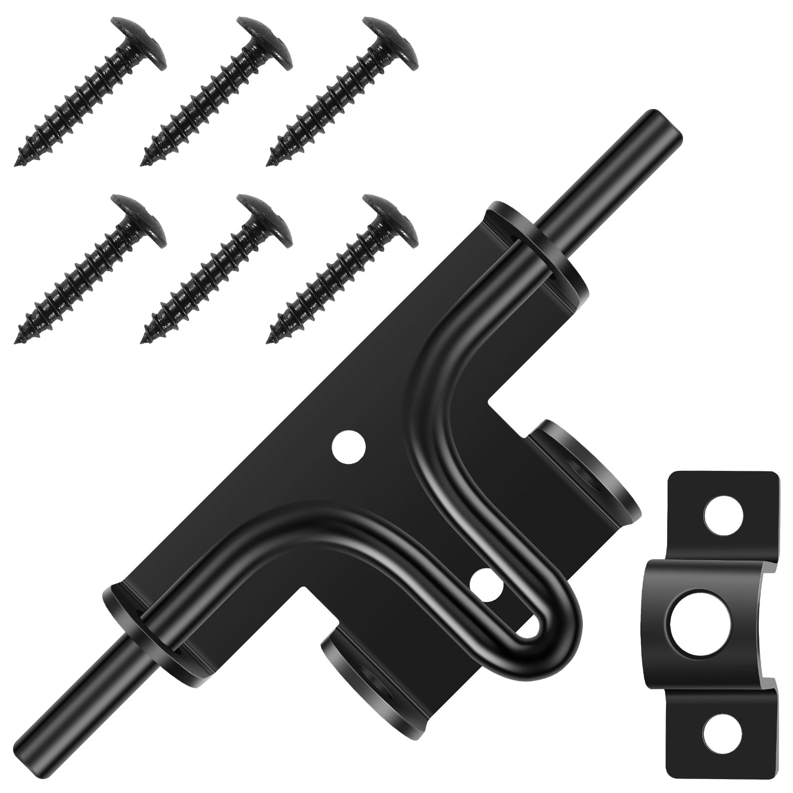 FUYGRCJ Slide Bolt Lock Iron Gate Latch Heavy Duty Door Lock Bolt Gate ...