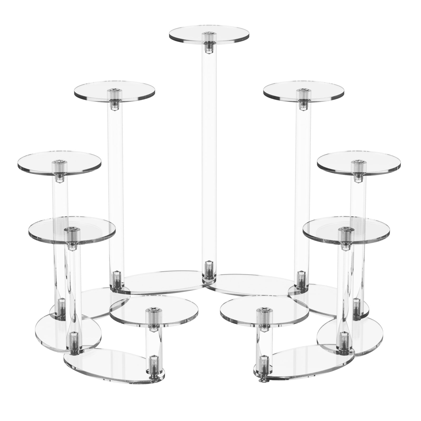 FUYGRCJ Transformable Figure Display Stand Clear Acrylic Figure Display ...