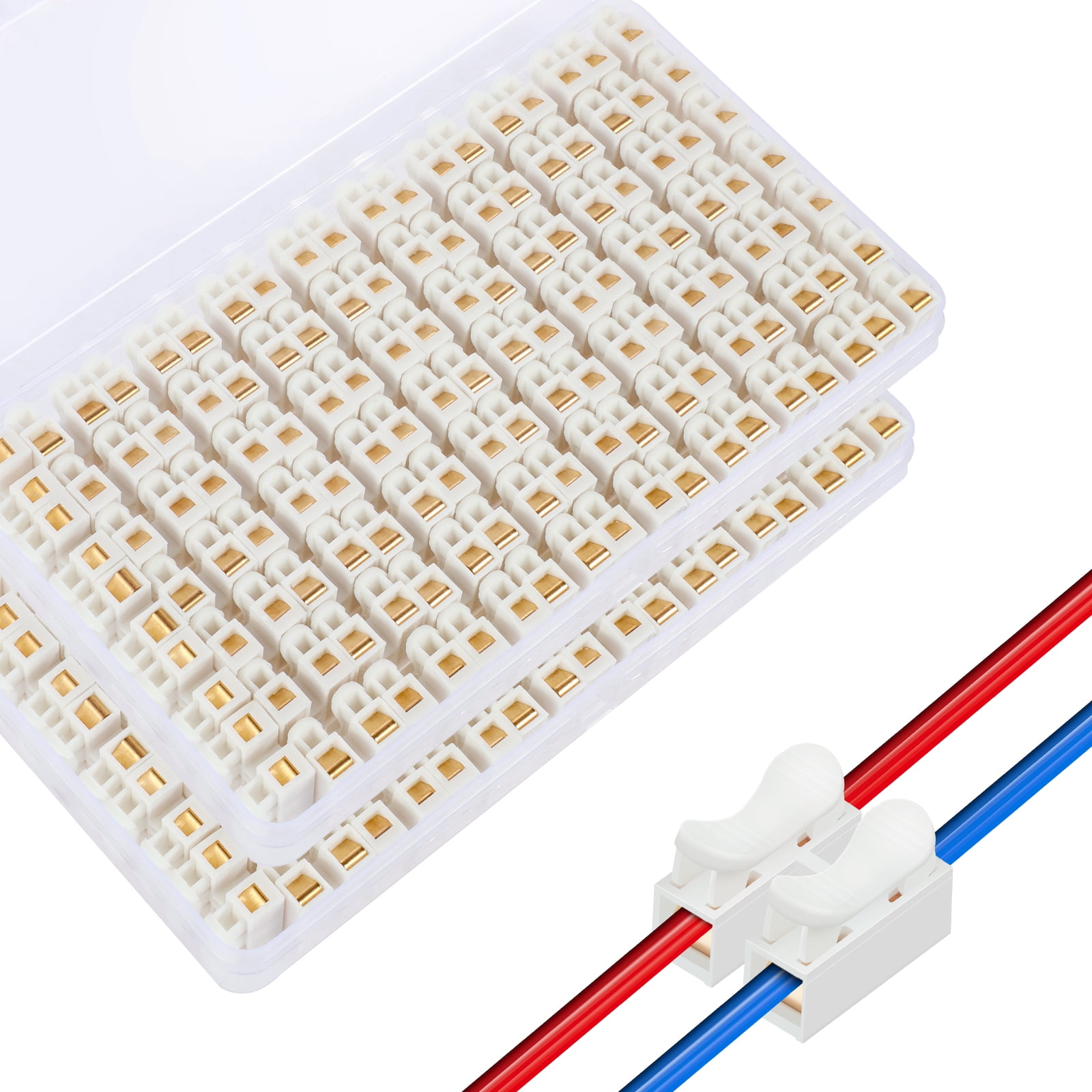 FUYGRCJ Wire Connectors Spring Loaded Quick Connectors for PVC with ...