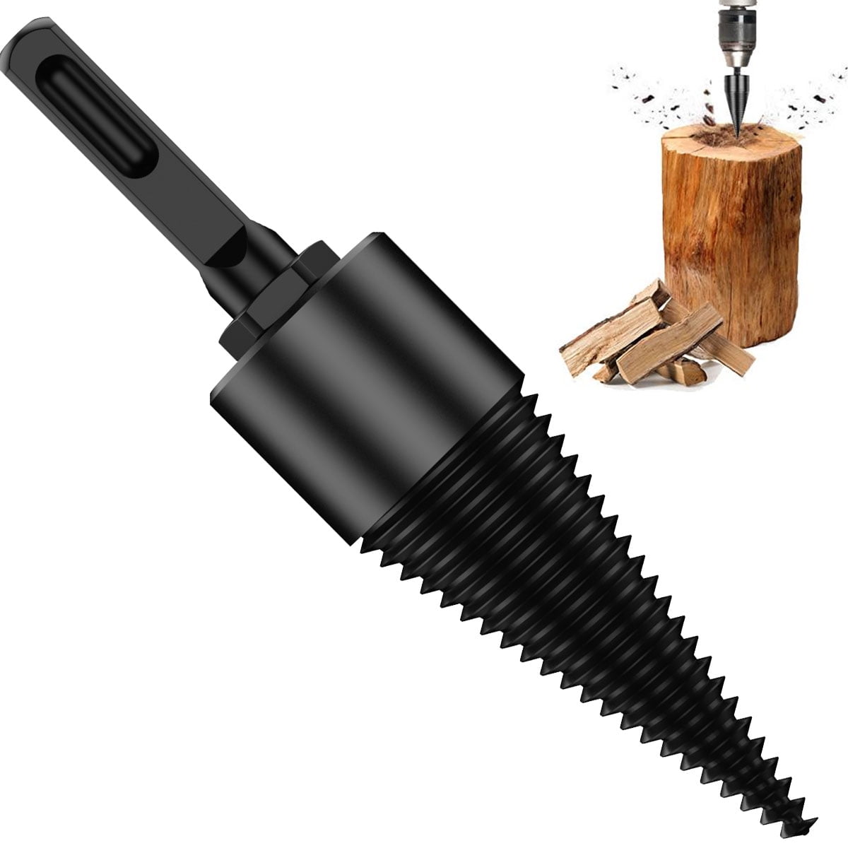 FUYGRCJ Wood Splitter Drill Bit 32/42mm Splitting Wood Cone Drill Bit ...