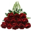 Efavormart 2 Bouquets | 17" Terracotta Real Touch Artificial Silk Rose ...