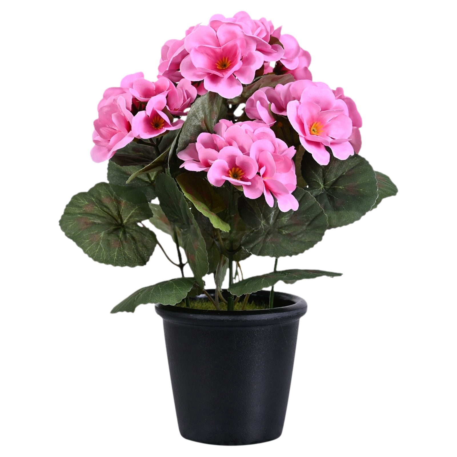 FUYPSE 2026 New Arrivals ArtificialBegonia Flower in Pots, Small Fake ...
