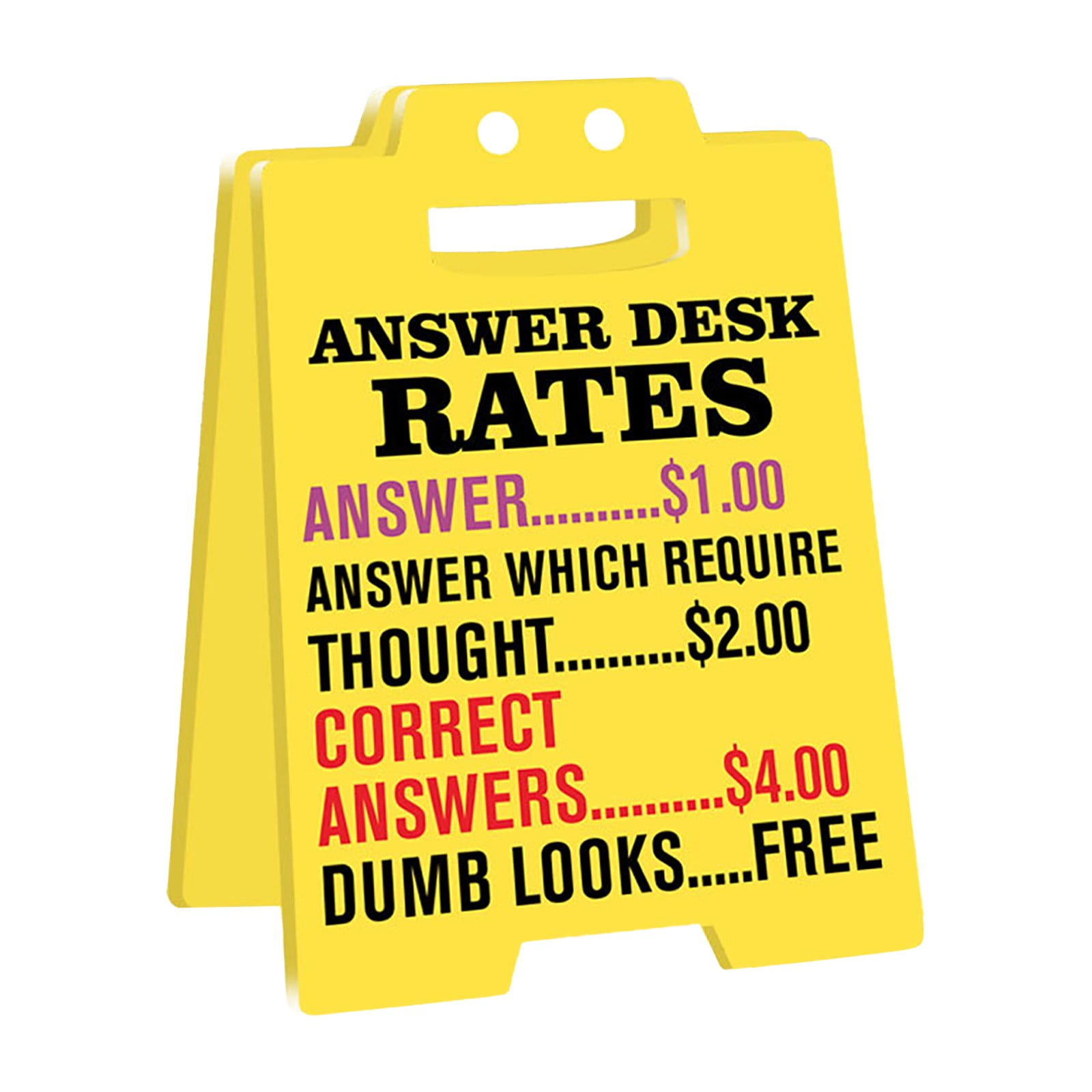 FUYPSE 2026 New Arrivals Funny Office Cubicle Decor Answer Desk Rates ...