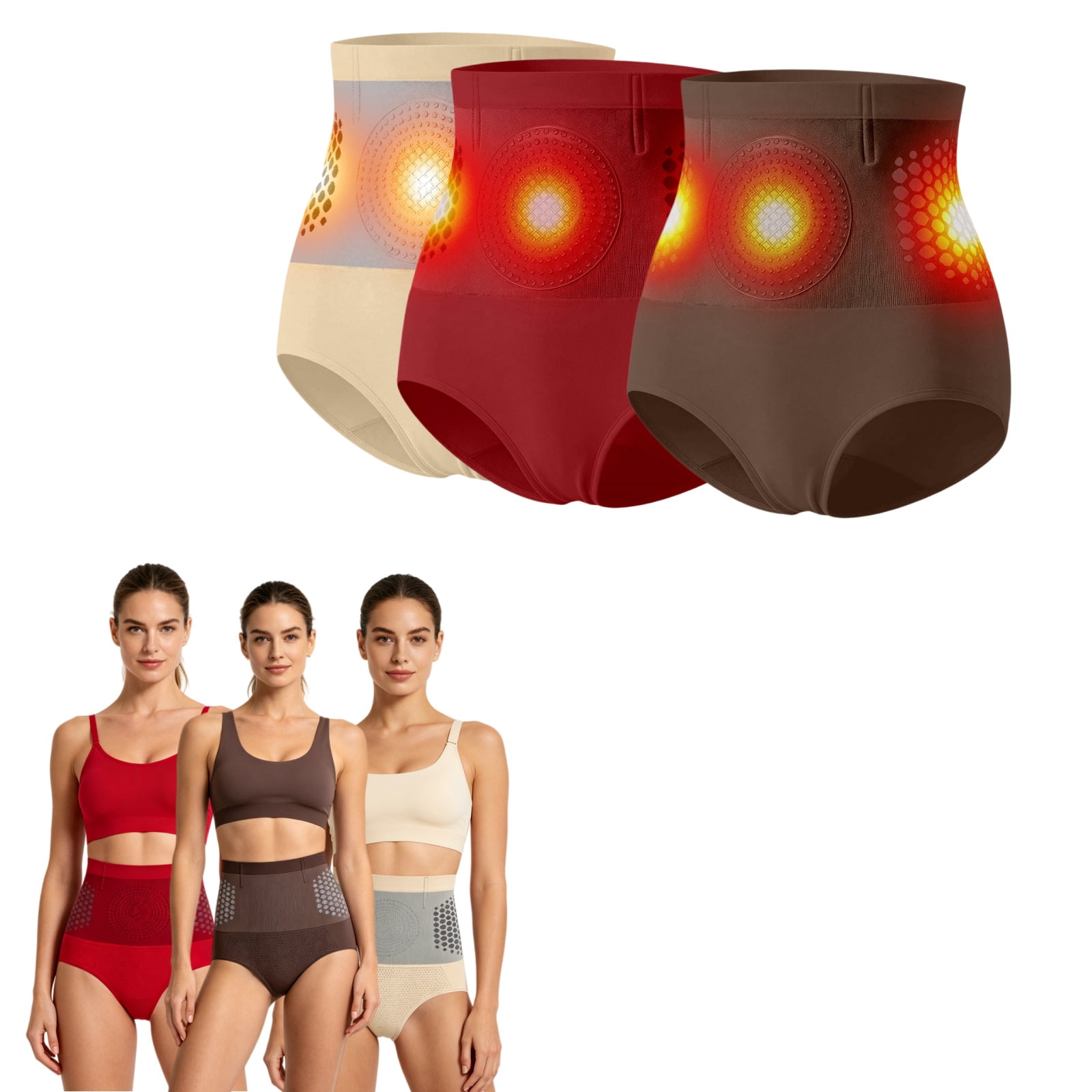 FUZHIQ 3 Pack Moringa and Berberine Shorts for Women, 4-in-1 Micro ...