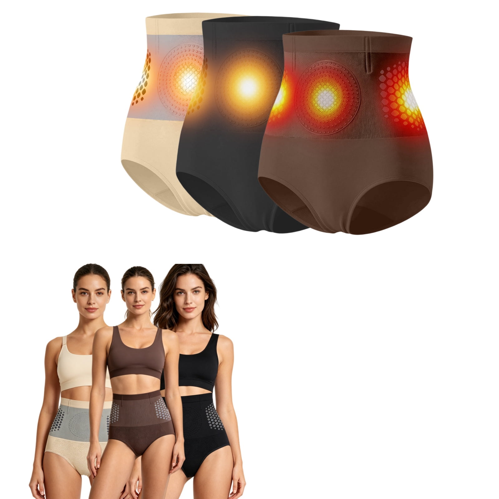 FUZHIQ 3 Pack Moringa and Berberine Shorts for Women, 4-in-1 Micro ...
