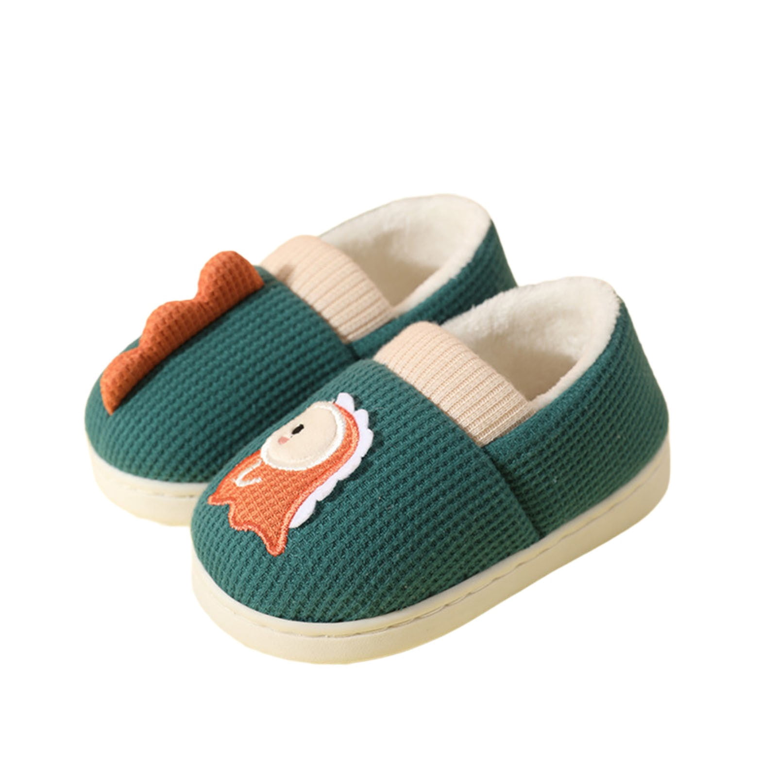 FUZHIQ Kids Slippers Girls Retro Memory Foam Cartoon Comfort Slipper ...