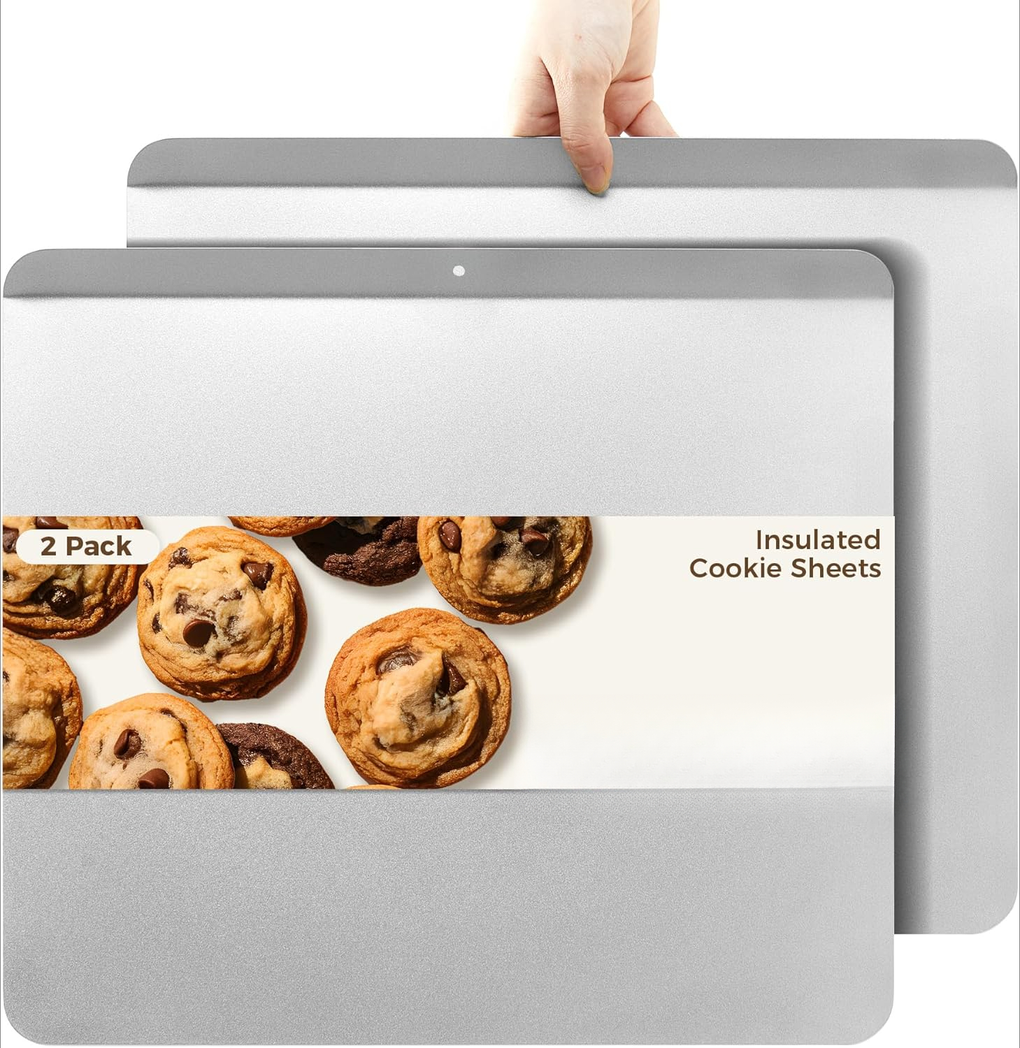 FUZILIN 2-Pack Black Quarter Sheet Pan - 13.8"x9.8" Commercial Nonstick ...