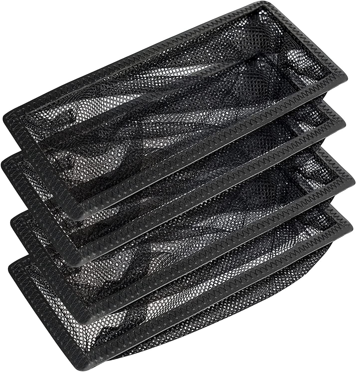 FUZILIN 4-Pack 4"x10" Floor Vent Covers - Durable Debris Traps with ...