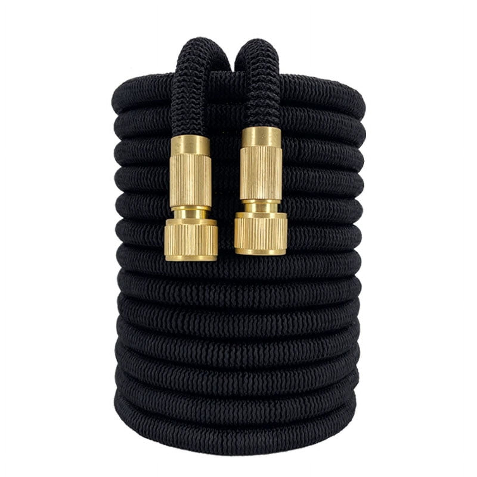 FUZILIN Double-Latex Garden Hose - 100FT Kink-Free High Pressure Hose for Car Wash & Watering ...