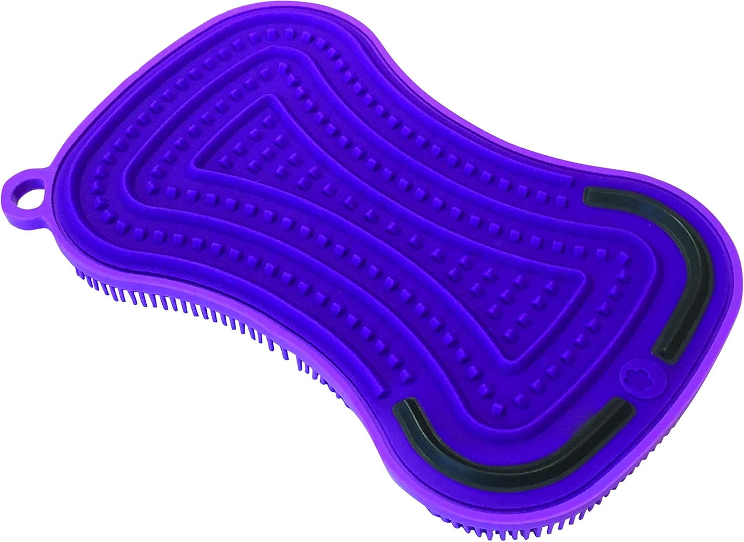 FUZILIN Dual-Sided Silicone Scrubber - 2,500 Ultra-Soft Bristles ...