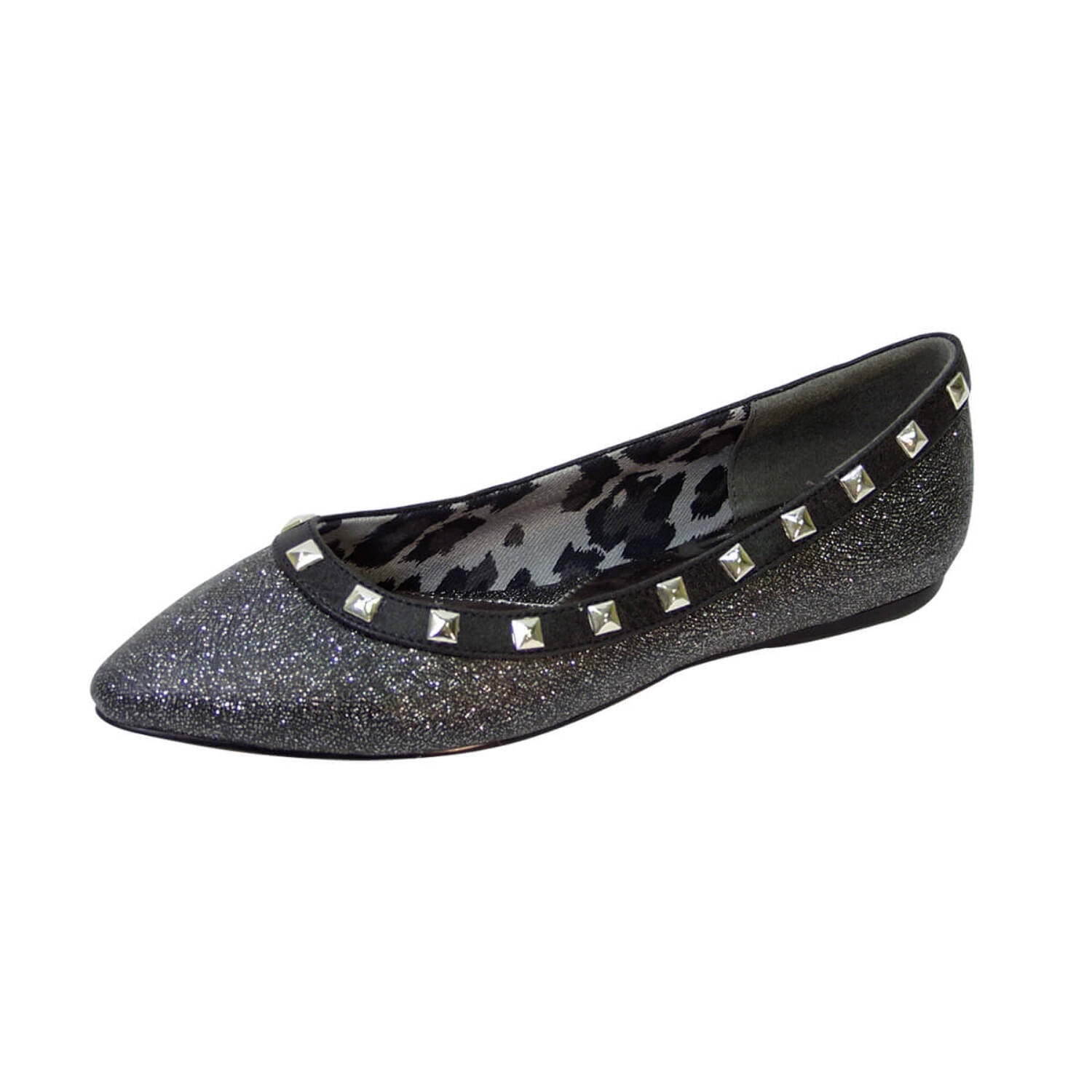 FUZZY Emily Women's Wide Width Pointed Toe Dress Casual Flats - Walmart.com